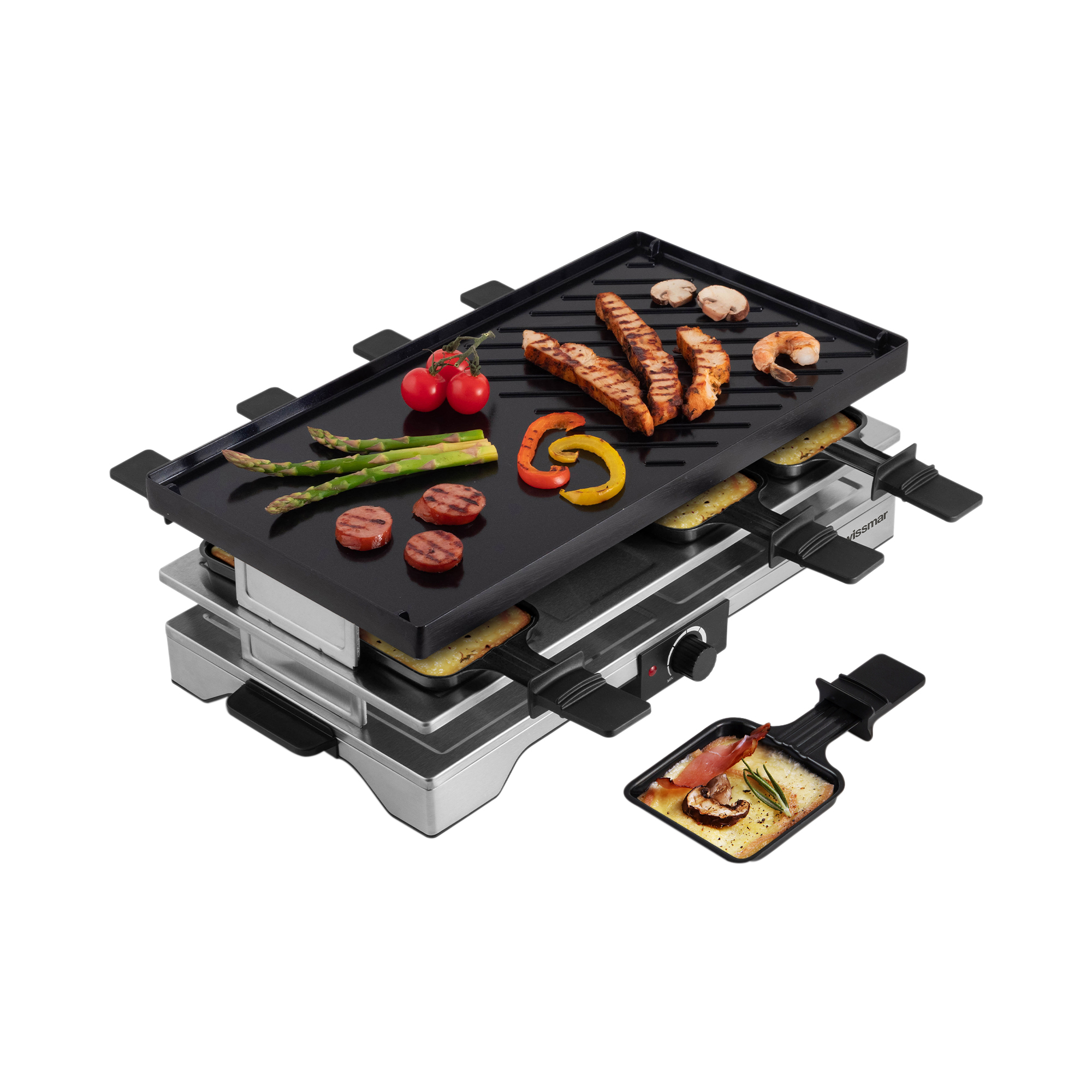 8 Person Indoor & Outdoor Raclette Grill | Alpine Express